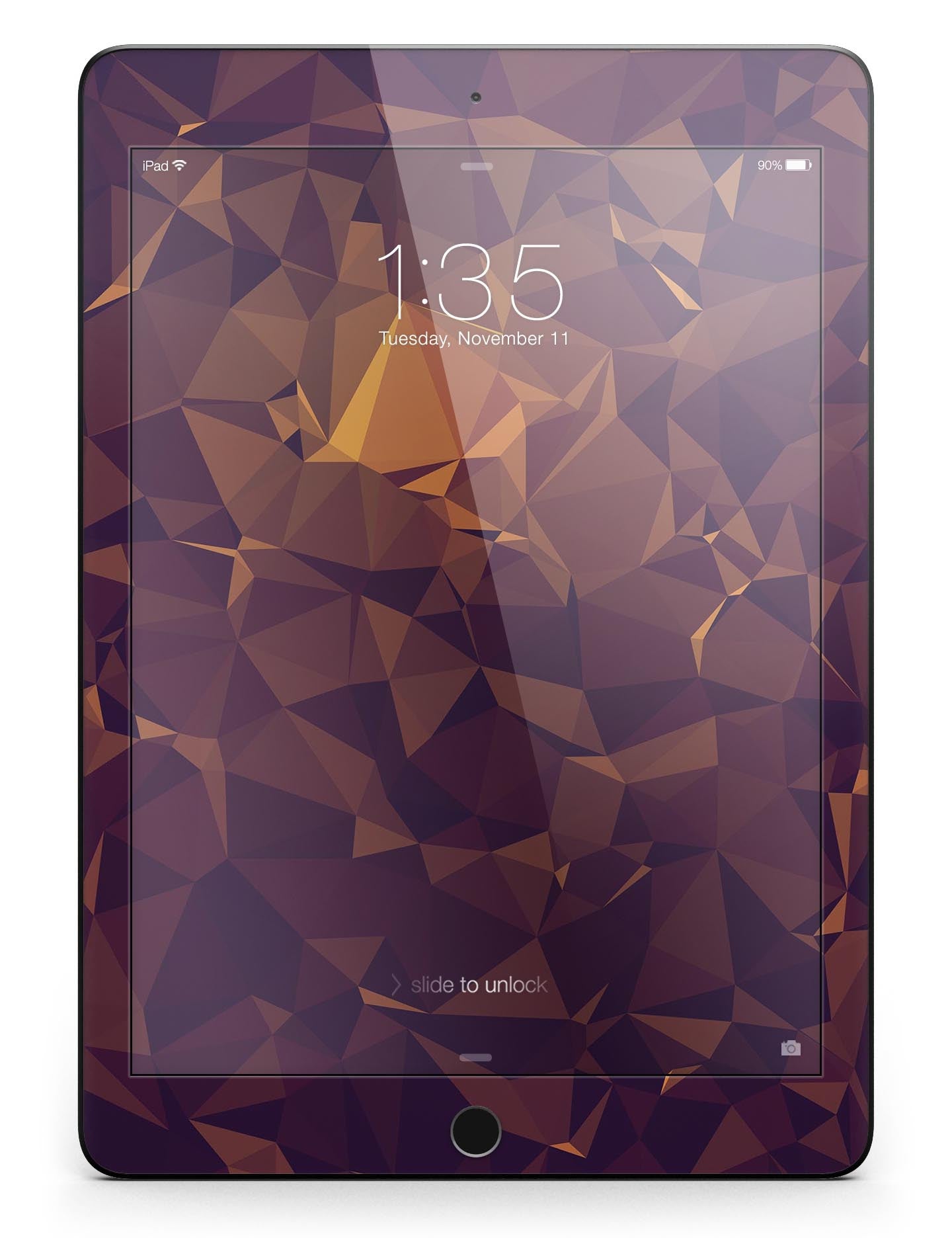 Abstract Copper Geometric Shapes Full Body Skin for the iPad Pro (12.9 ...