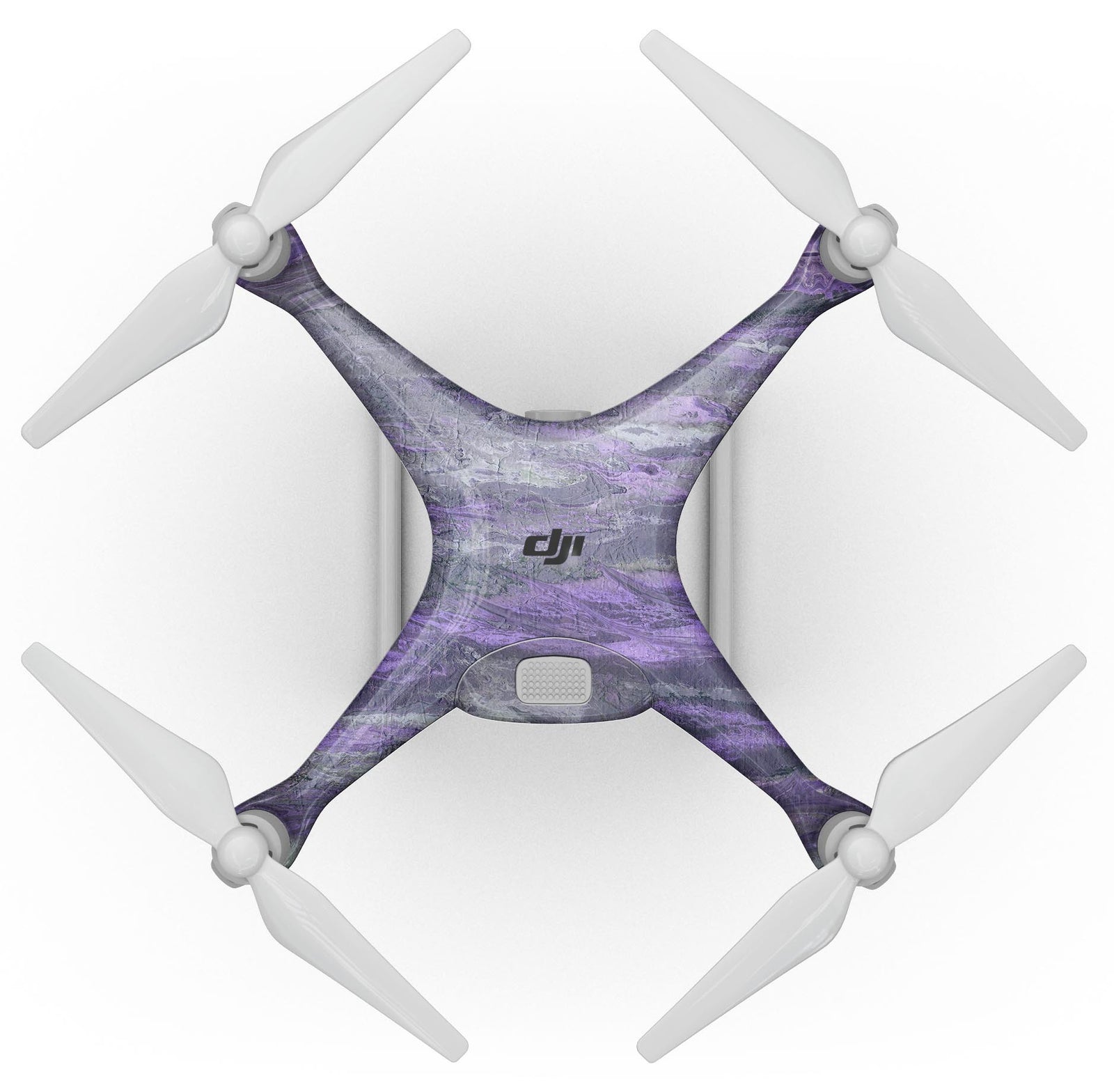 DJI Phantom Drone Skin -Abstract Wet Paint Purple v3 – DesignSkinz