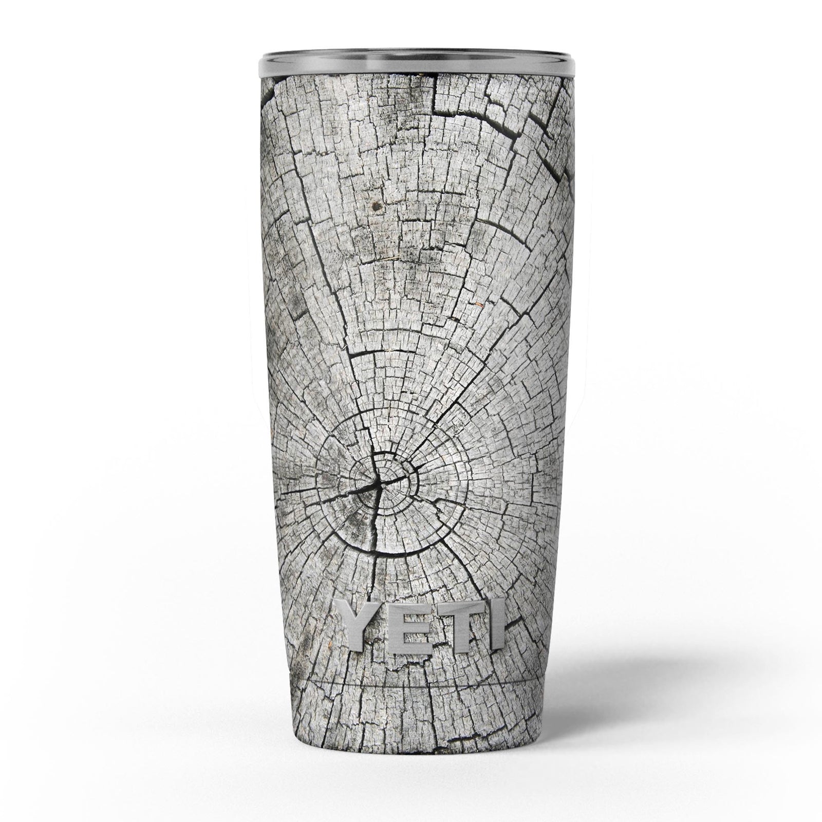 Aged Cracked Tree Stump Core - Skin Decal Vinyl Wrap Kit compatible wi ...