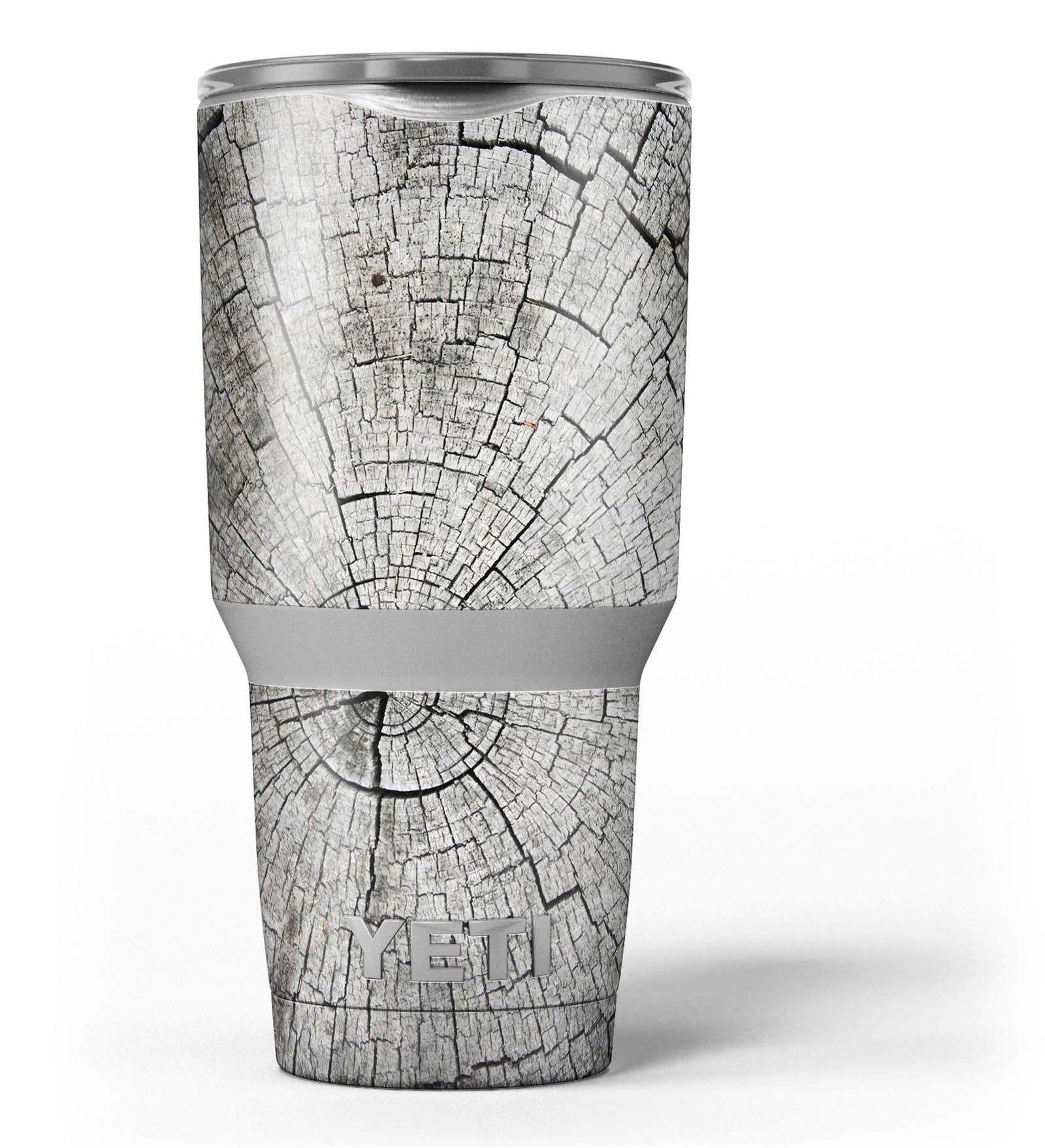 Aged Cracked Tree Stump Core - Skin Decal Vinyl Wrap Kit compatible wi ...