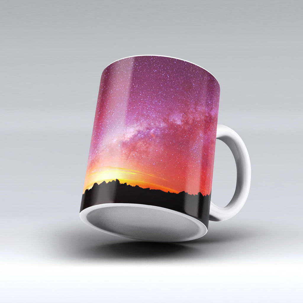 The Beautiful Milky Way Sunset ink-Fuzed Ceramic Coffee Mug – DesignSkinz