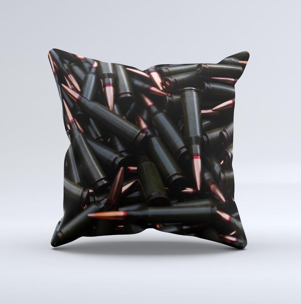 Black Bullet Bundle Ink-Fuzed Decorative Throw Pillow – DesignSkinz