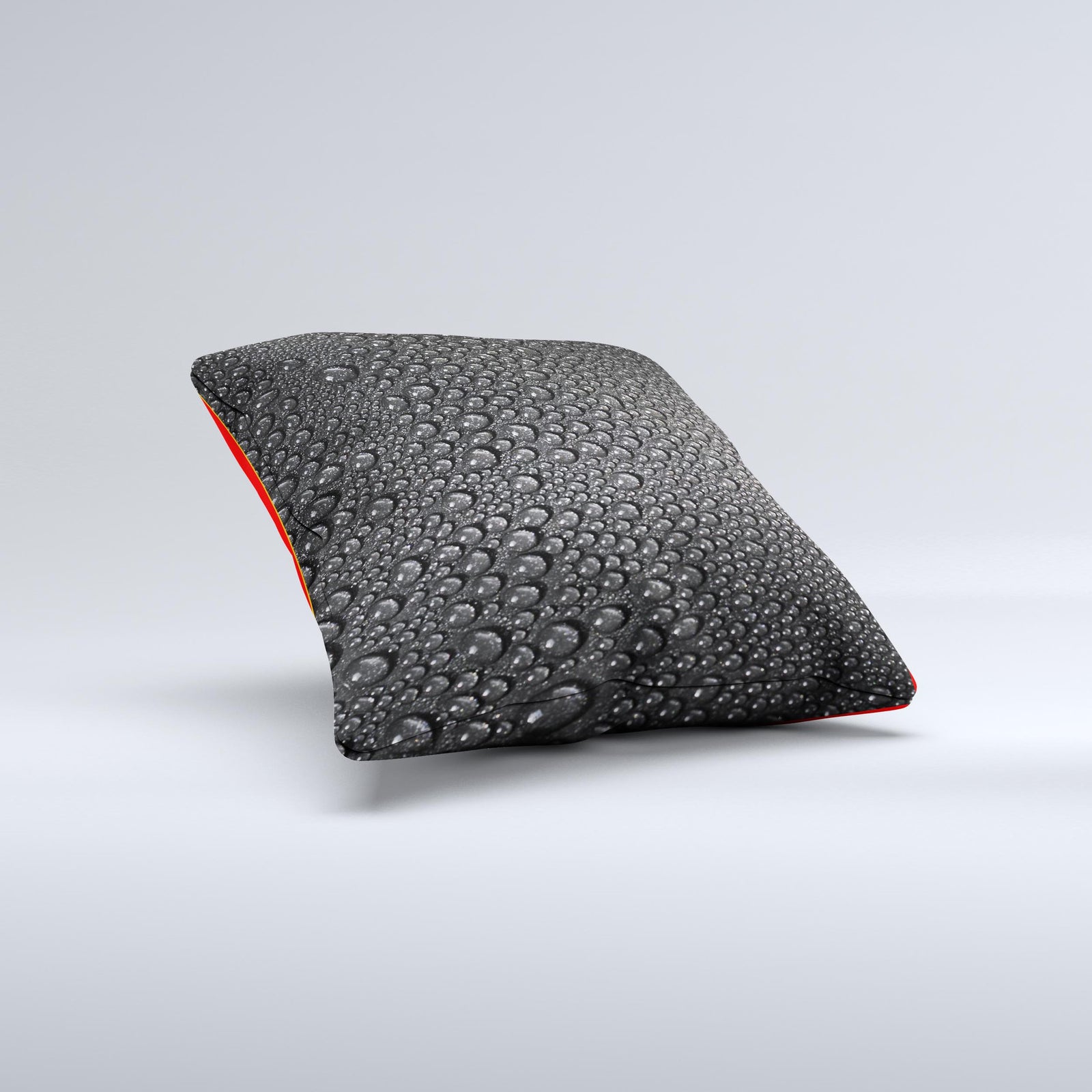 Black Rain Drops Ink-Fuzed Decorative Throw Pillow – DesignSkinz