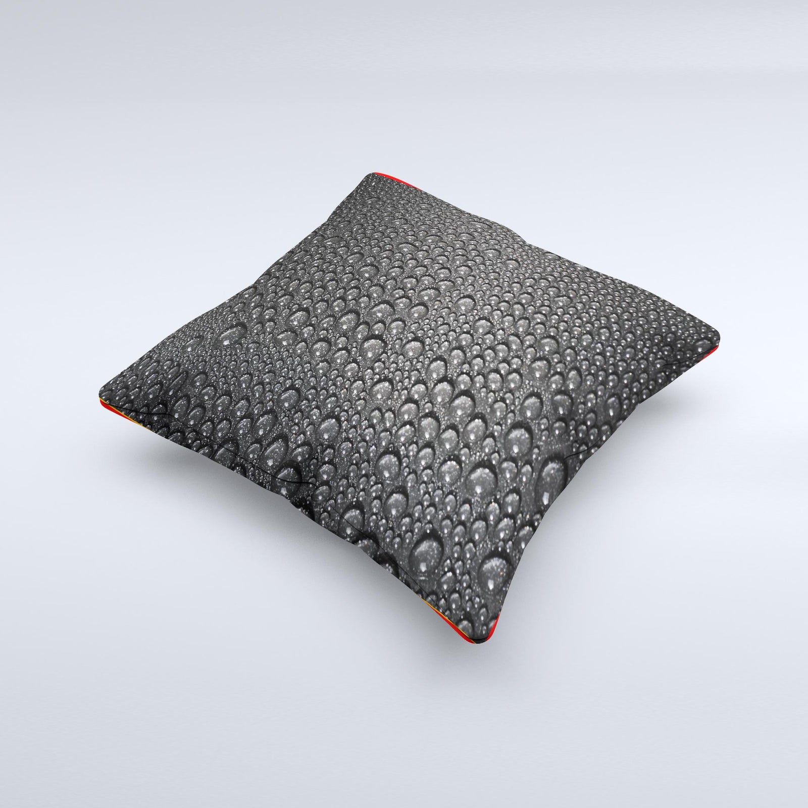 Black Rain Drops Ink-Fuzed Decorative Throw Pillow – DesignSkinz