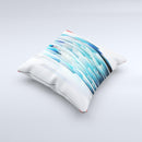 Blue 3d Vector Spikes Ink-Fuzed Decorative Throw Pillow – DesignSkinz