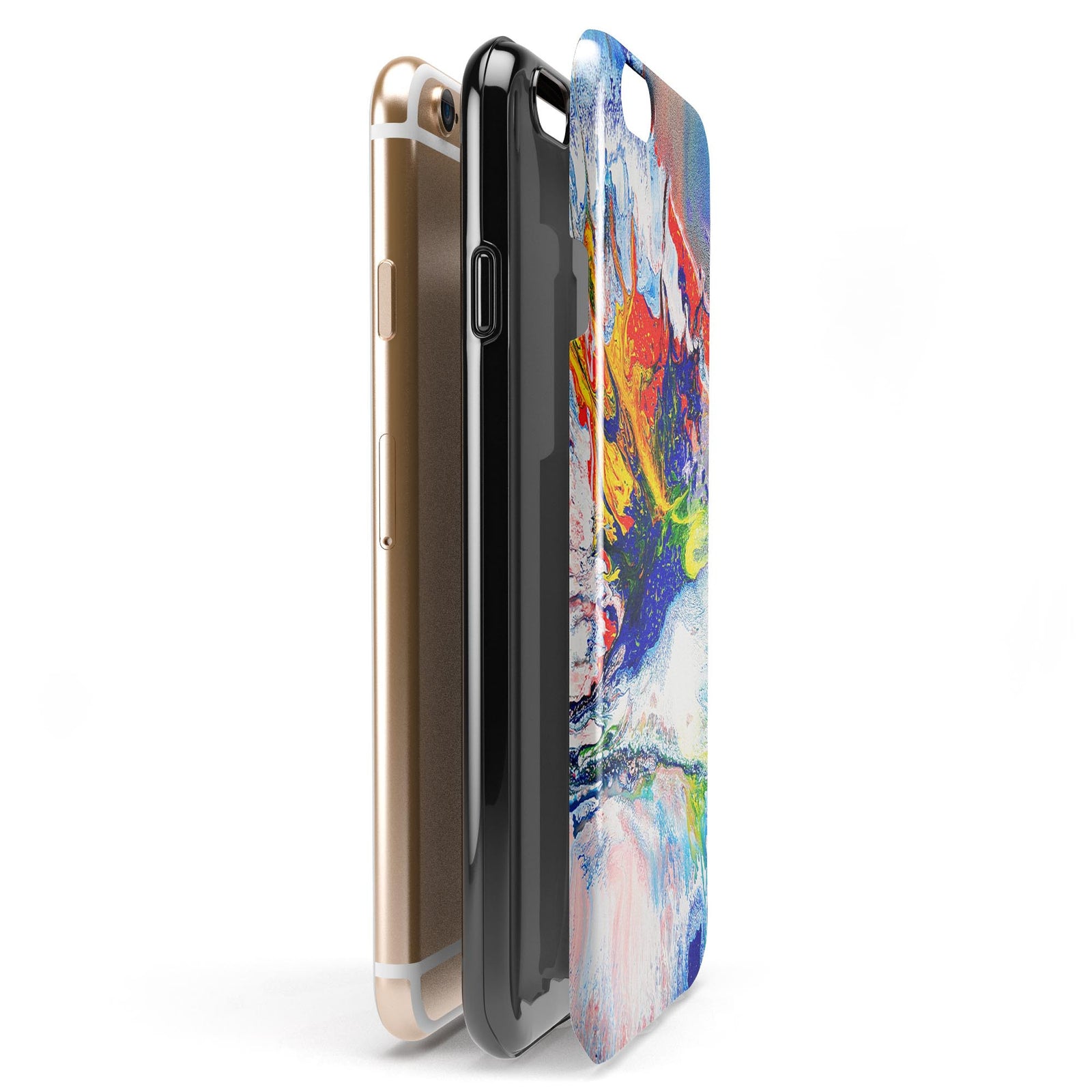 Bright White and Primary Color Paint Explosion iPhone 6/6s or 6/6s Plu ...