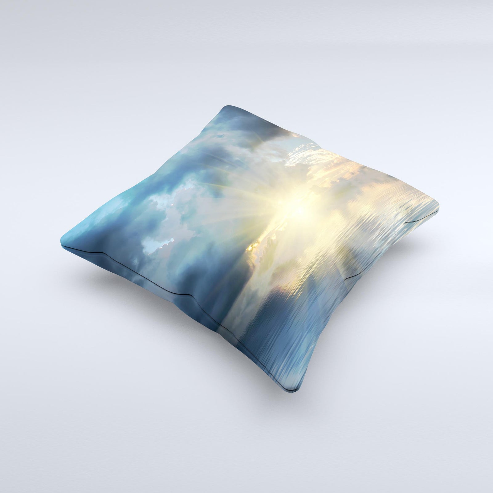 Calm Ocean Sunset Ink-Fuzed Decorative Throw Pillow – DesignSkinz