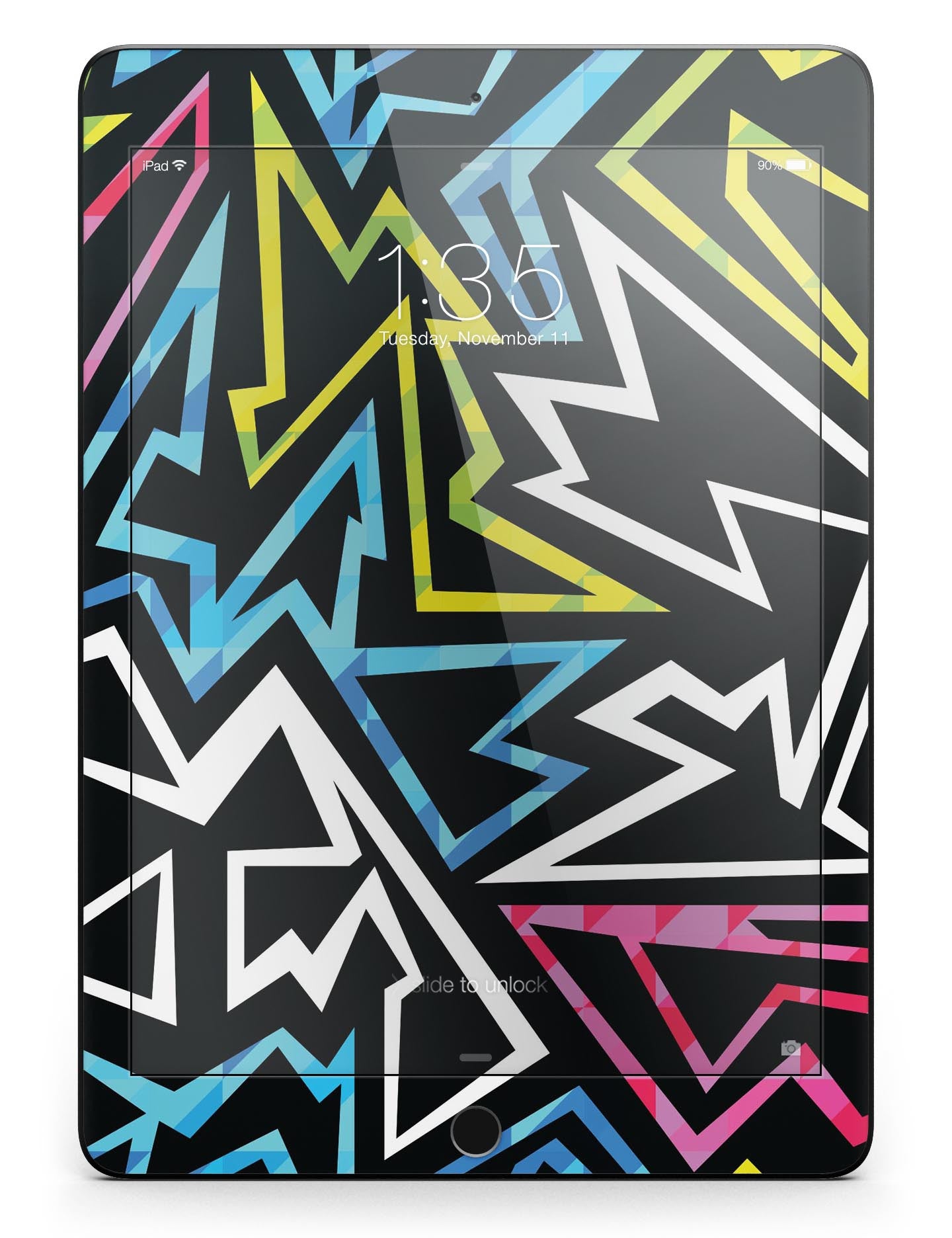 Crazy Retro Squiggles V1 Full Body Skin for the iPad Pro (12.9" or 9.7 ...