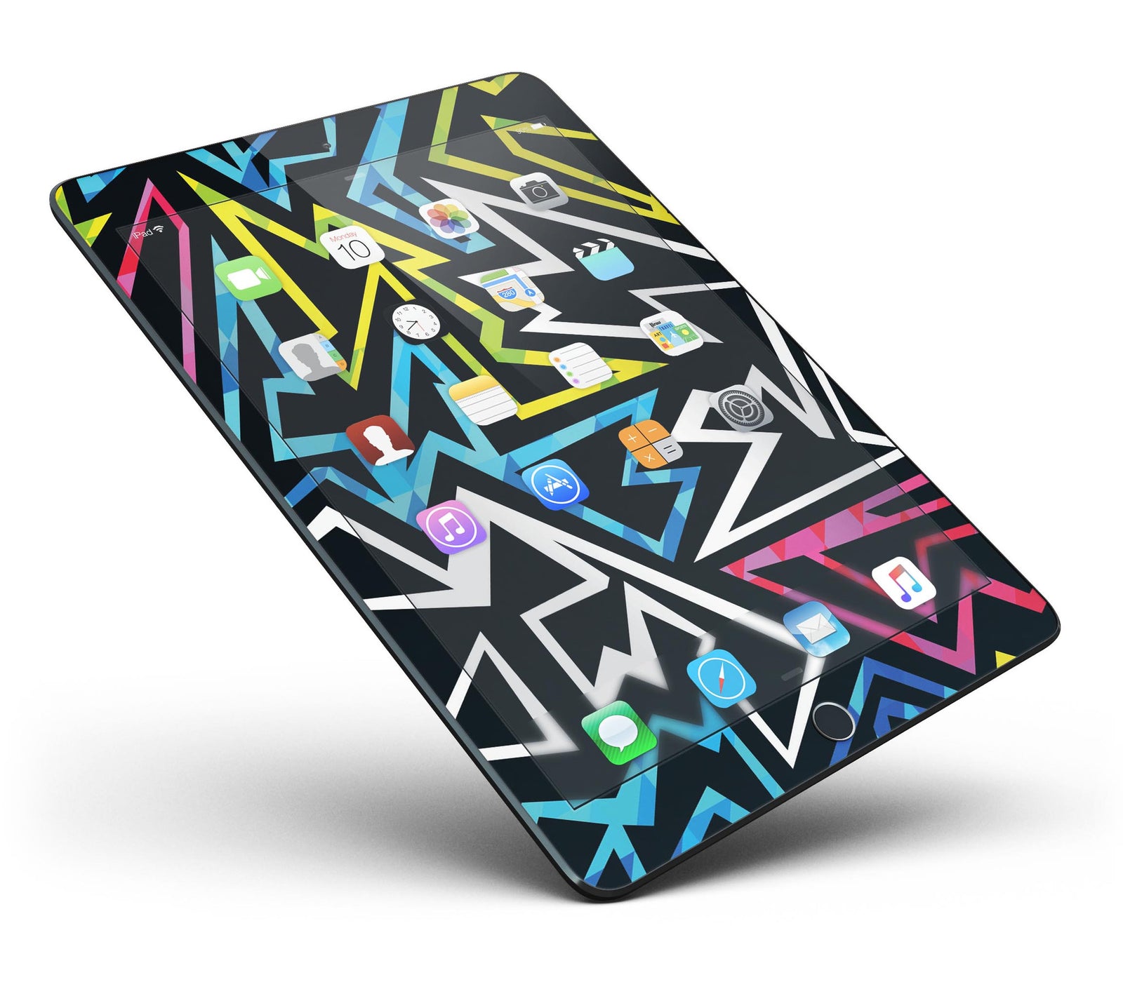 Crazy Retro Squiggles V1 Full Body Skin for the iPad Pro (12.9" or 9.7 ...