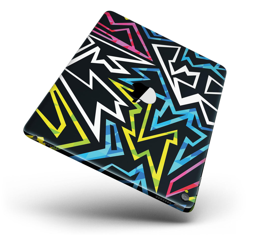 Crazy Retro Squiggles V1 Full Body Skin for the iPad Pro (12.9" or 9.7 ...