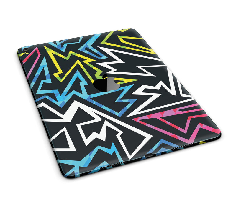 Crazy Retro Squiggles V1 Full Body Skin for the iPad Pro (12.9" or 9.7 ...