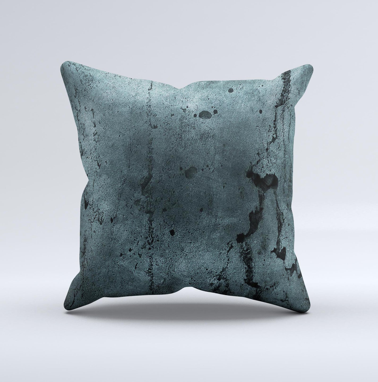 Dark Blue Cracked Texture ink-Fuzed Decorative Throw Pillow – DesignSkinz