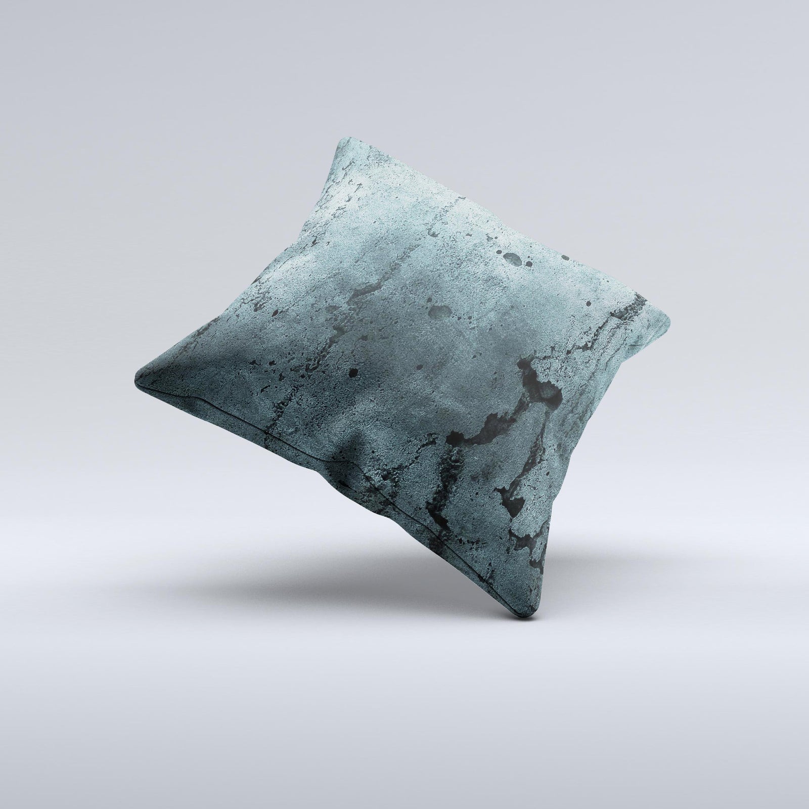 Dark Blue Cracked Texture ink-Fuzed Decorative Throw Pillow – DesignSkinz
