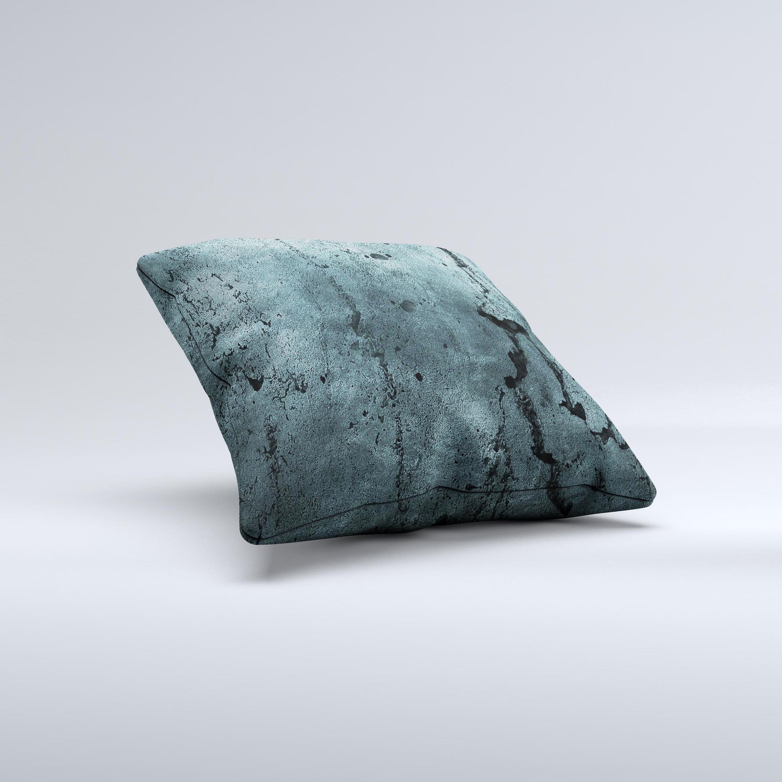 Dark Blue Cracked Texture ink-Fuzed Decorative Throw Pillow – DesignSkinz