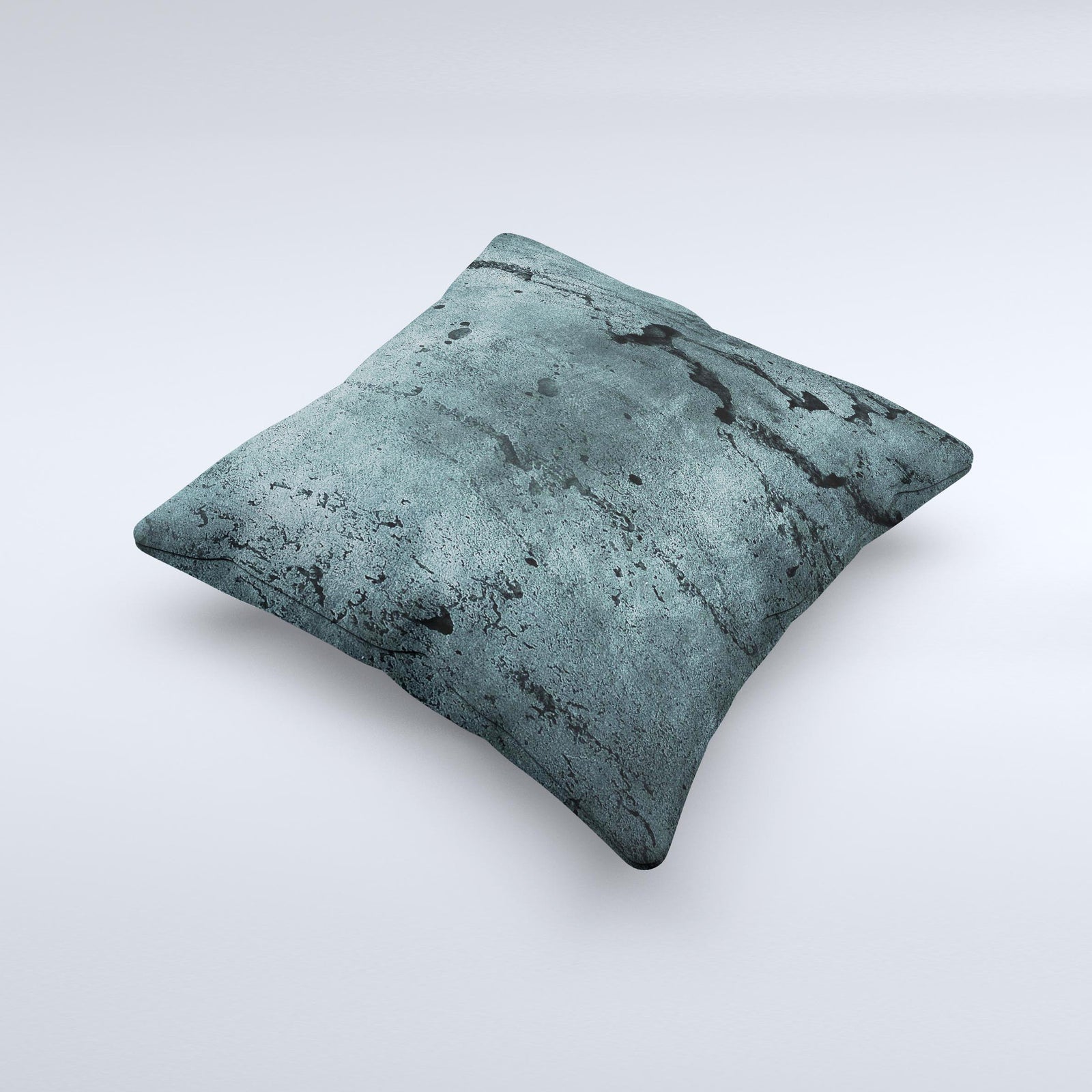 Dark Blue Cracked Texture ink-Fuzed Decorative Throw Pillow – DesignSkinz