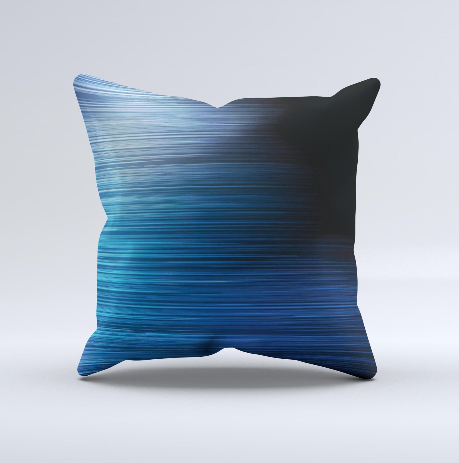 Dark Blue Streaks ink-Fuzed Decorative Throw Pillow – DesignSkinz
