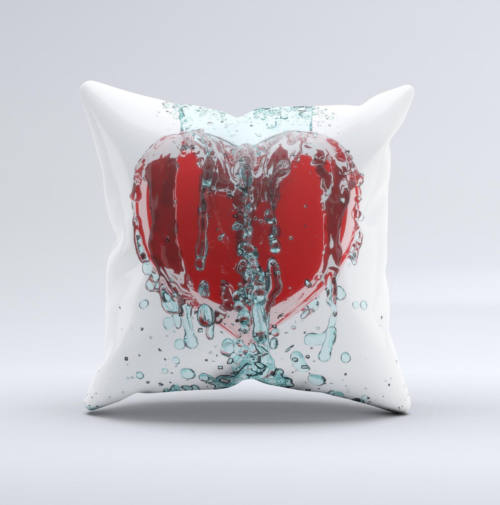 Drenched 3D Icon ink-Fuzed Decorative Throw Pillow – DesignSkinz