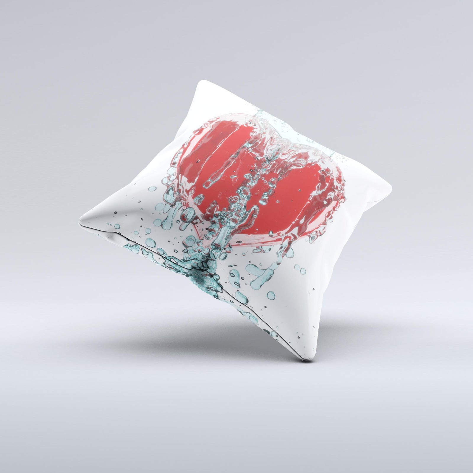 Drenched 3D Icon ink-Fuzed Decorative Throw Pillow – DesignSkinz