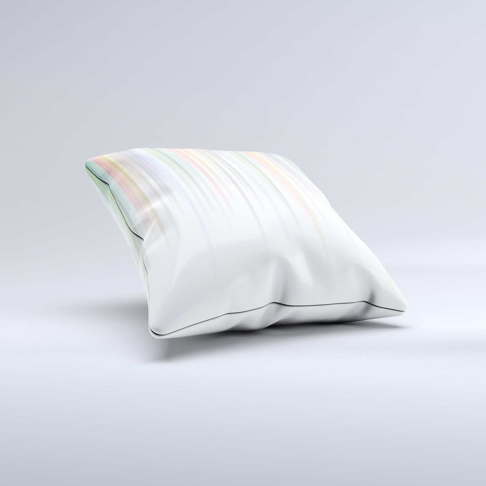Faded Pastel Color-Stripes ink-Fuzed Decorative Throw Pillow – DesignSkinz