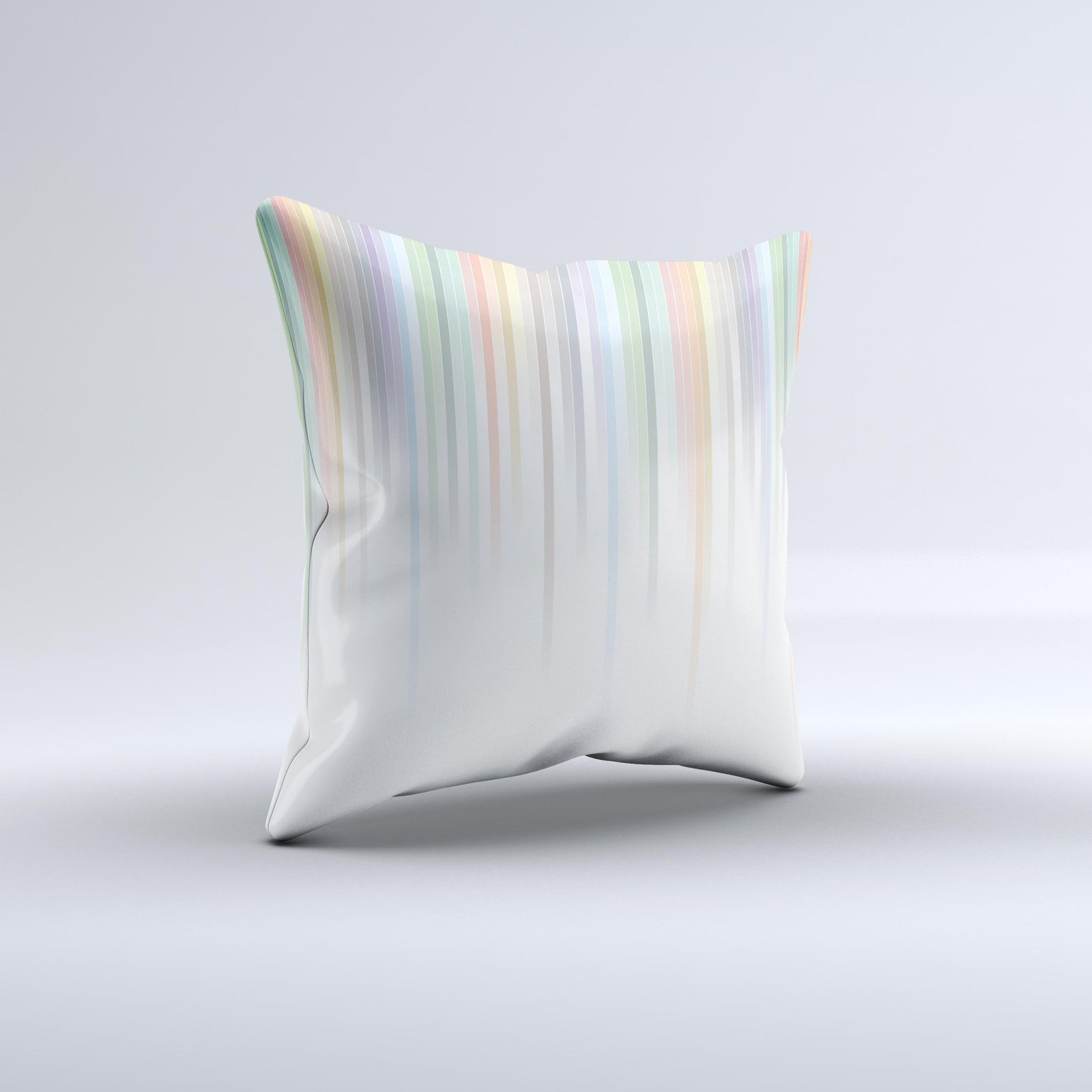 Faded Pastel Color-Stripes ink-Fuzed Decorative Throw Pillow – DesignSkinz