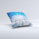 Frozen Snowfall Pond ink-Fuzed Decorative Throw Pillow – DesignSkinz