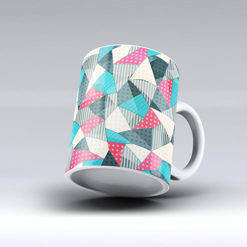 The Geometry and Polkadots ink-Fuzed Ceramic Coffee Mug – DesignSkinz