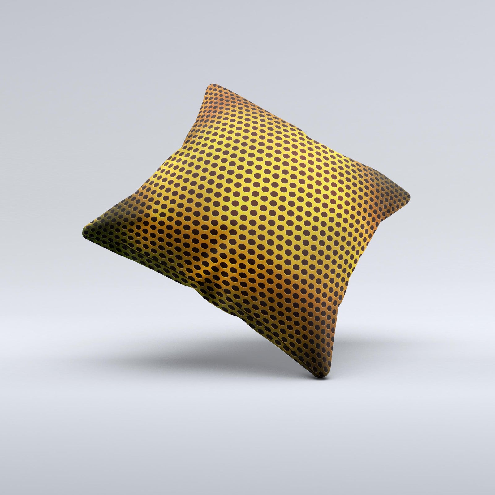 Golden Metal Mesh ink-Fuzed Decorative Throw Pillow – DesignSkinz