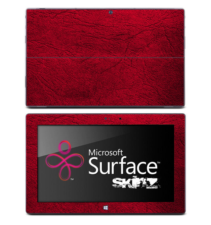 Vintage Neon Red Skin for the Microsoft Surface – DesignSkinz