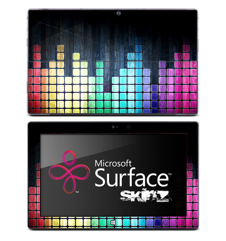 Colorful Equalizer Skin for the Microsoft Surface – DesignSkinz