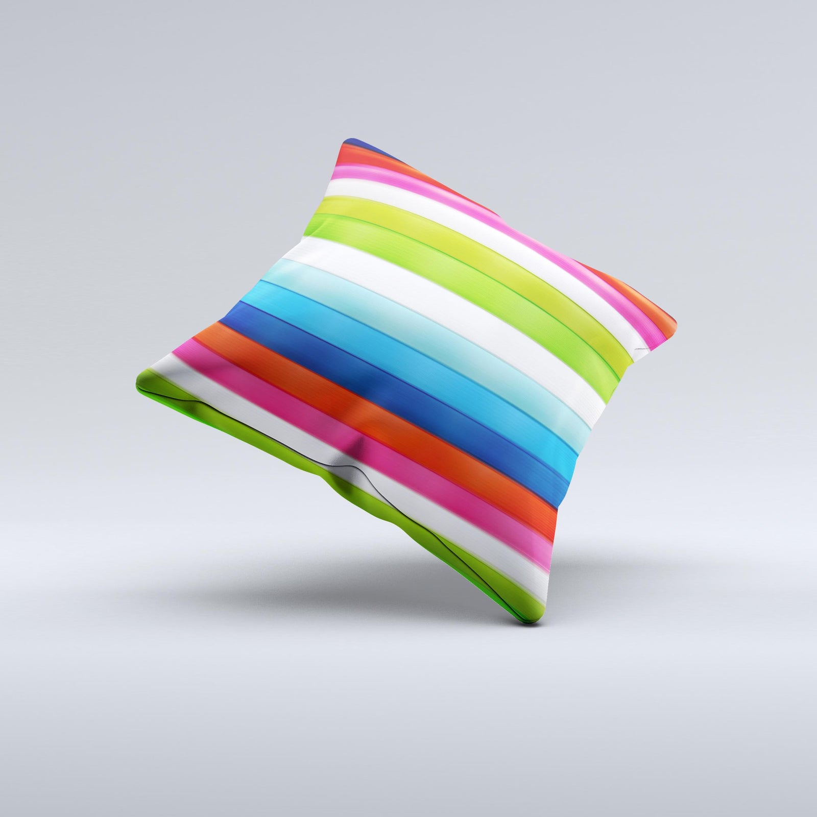 Neon ColorBar Ink-Fuzed Decorative Throw Pillow – DesignSkinz