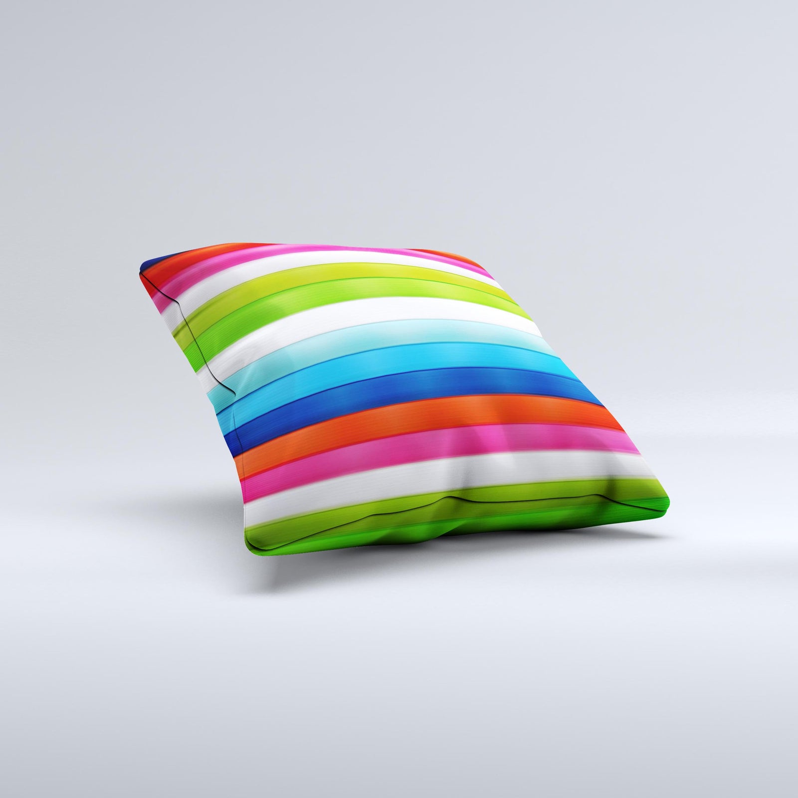 Neon ColorBar Ink-Fuzed Decorative Throw Pillow – DesignSkinz