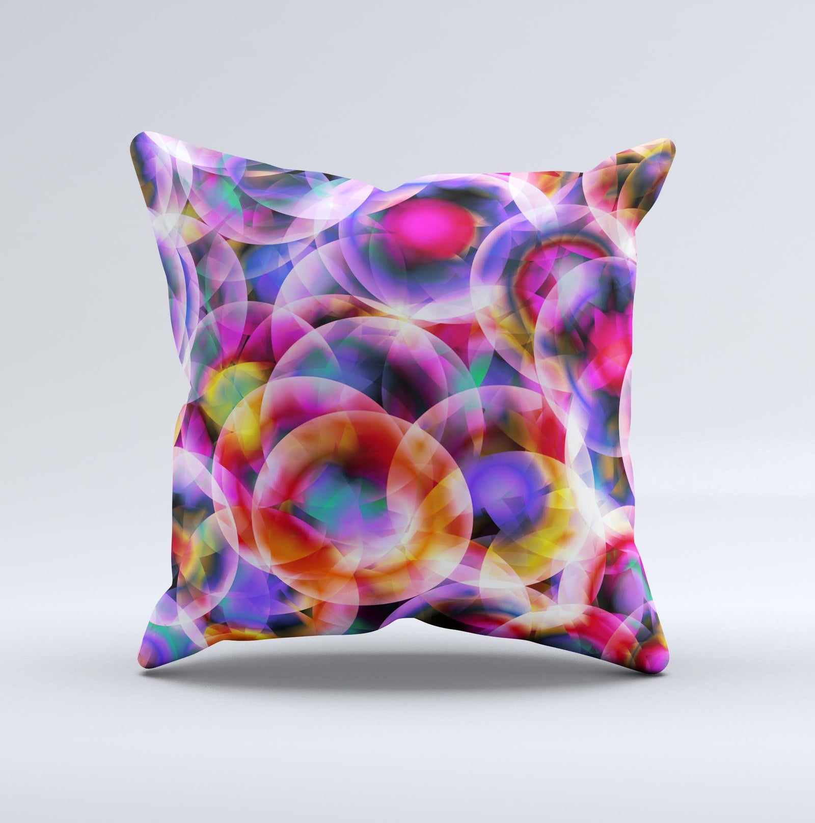 Neon Glowing Vibrant Cells Ink-Fuzed Decorative Throw Pillow – DesignSkinz