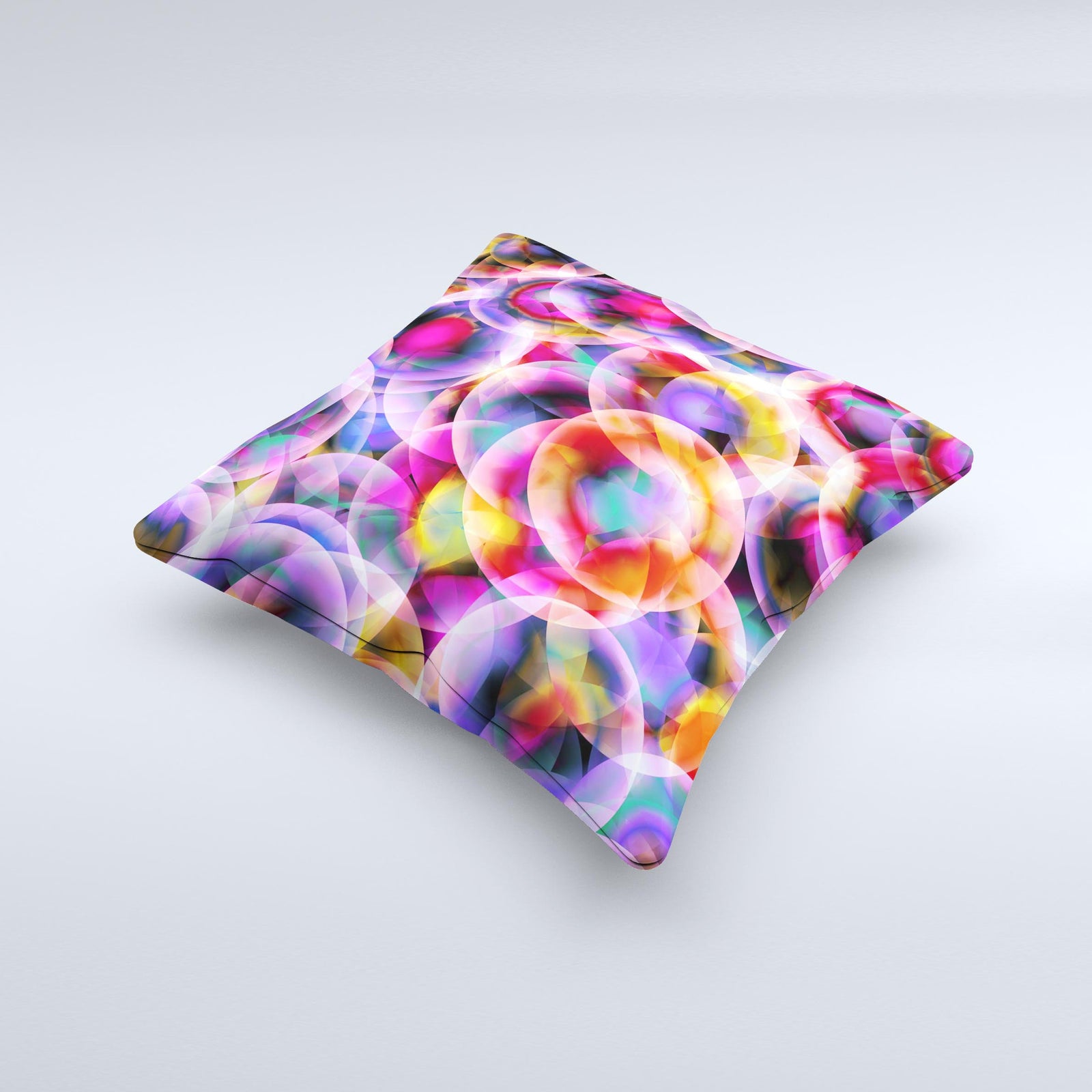 Neon Glowing Vibrant Cells Ink-Fuzed Decorative Throw Pillow – DesignSkinz
