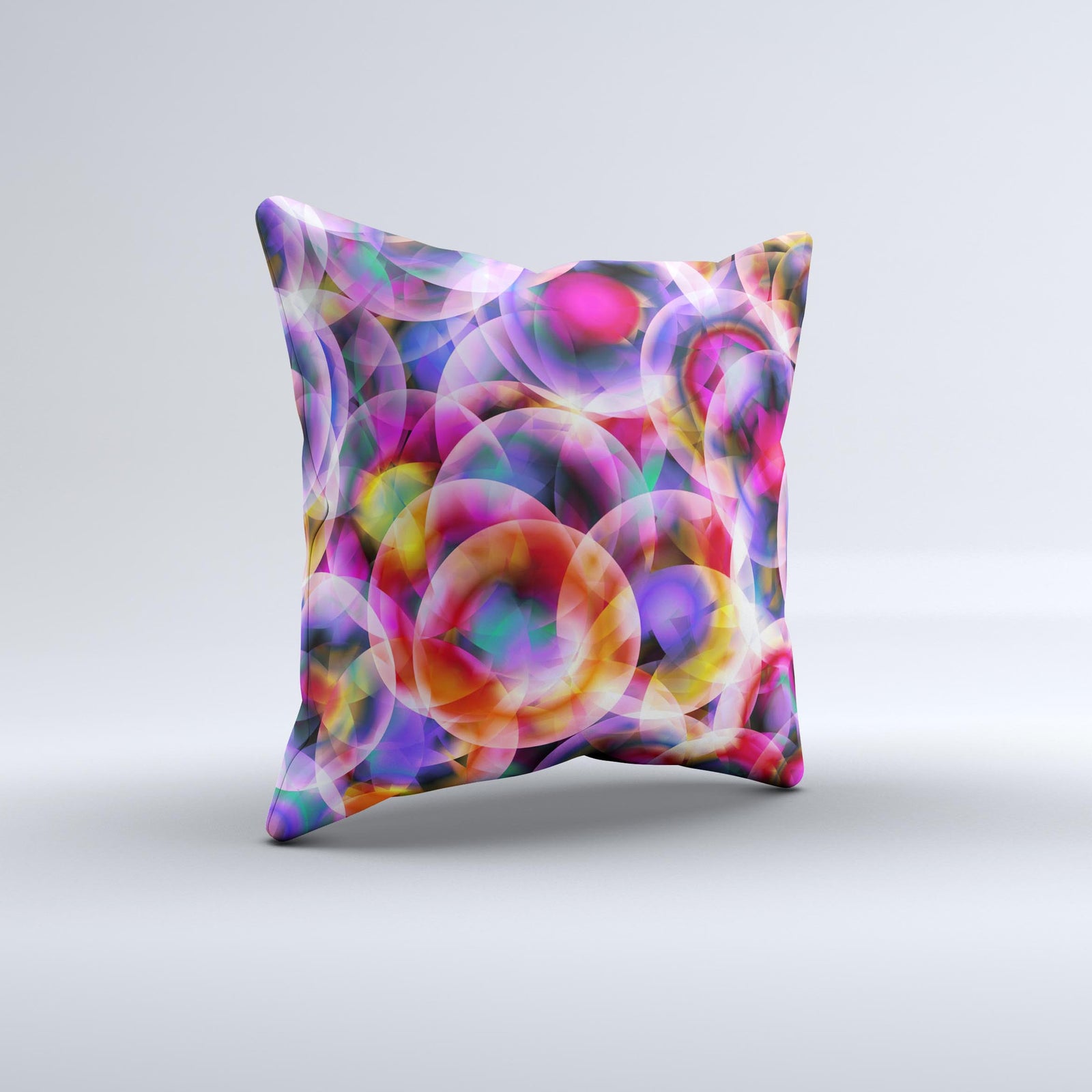 Neon Glowing Vibrant Cells Ink-Fuzed Decorative Throw Pillow – DesignSkinz