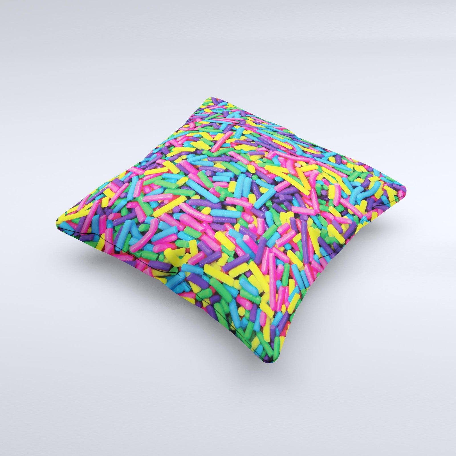 Neon Sprinkles Ink-Fuzed Decorative Throw Pillow – DesignSkinz