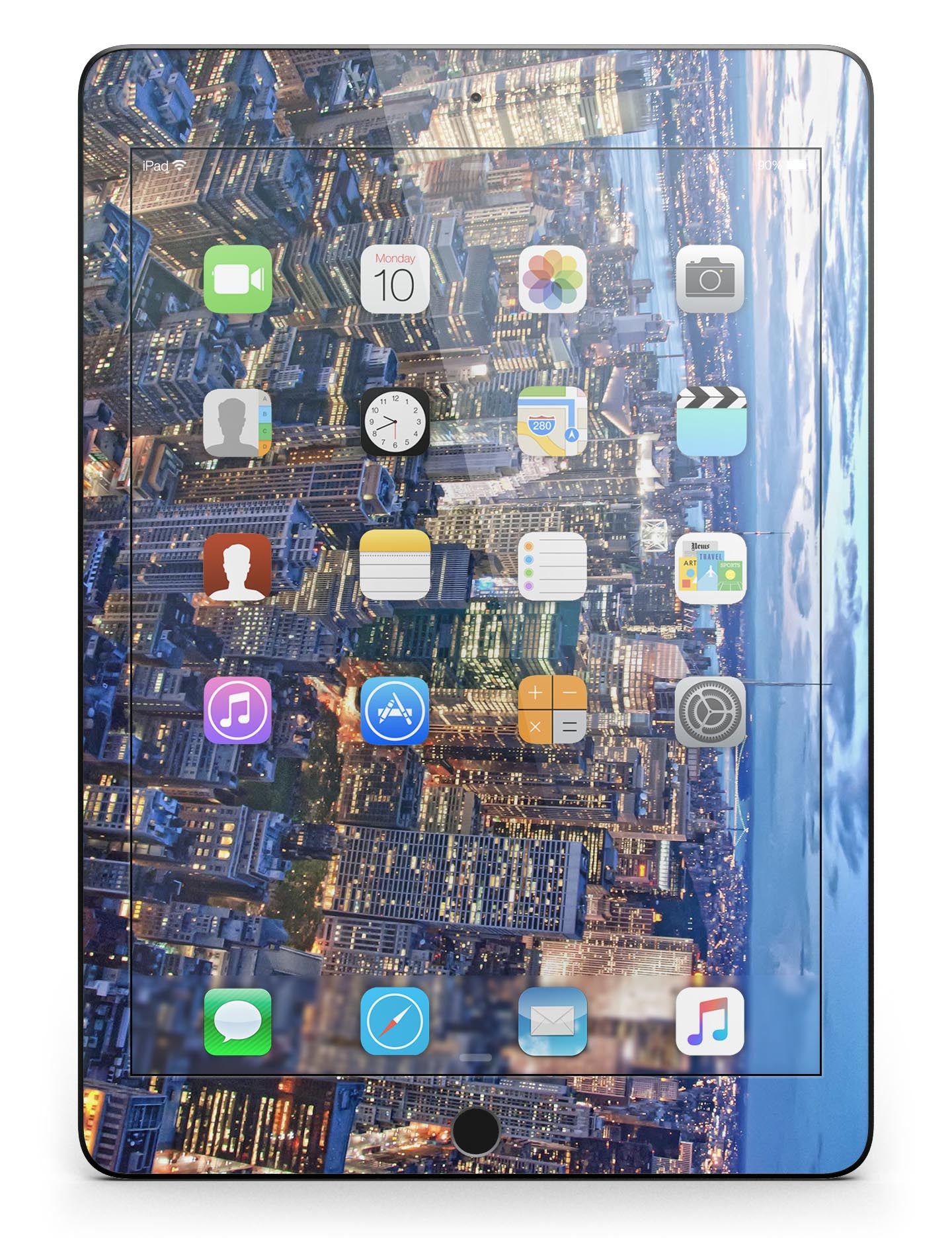 Night Aerial NYC Full Body Skin for the iPad Pro (12.9" or 9.7" availa ...