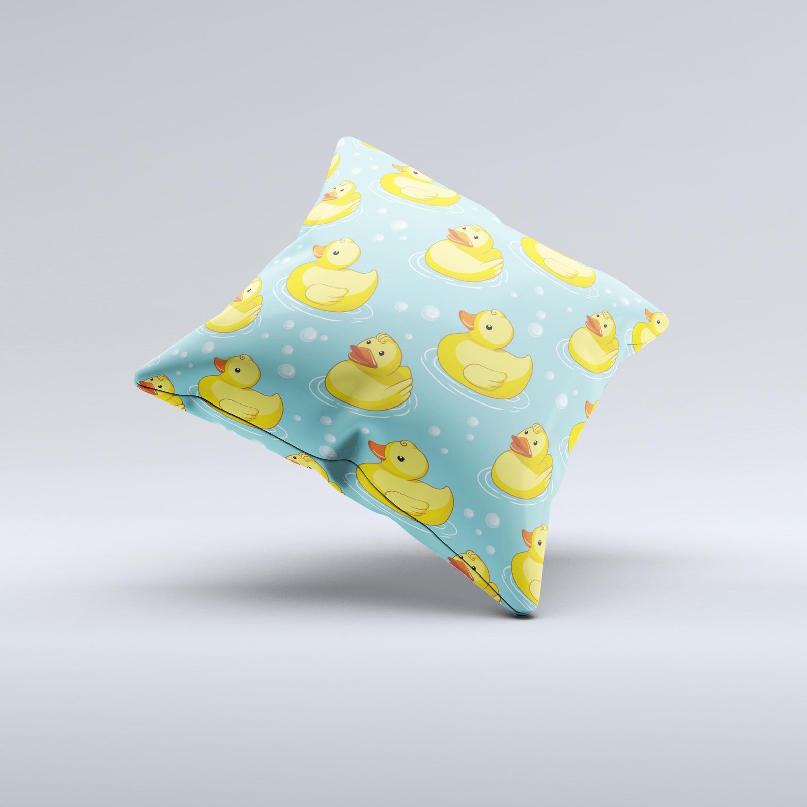 Cute Rubber Duckees Ink-Fuzed Decorative Throw Pillow – DesignSkinz