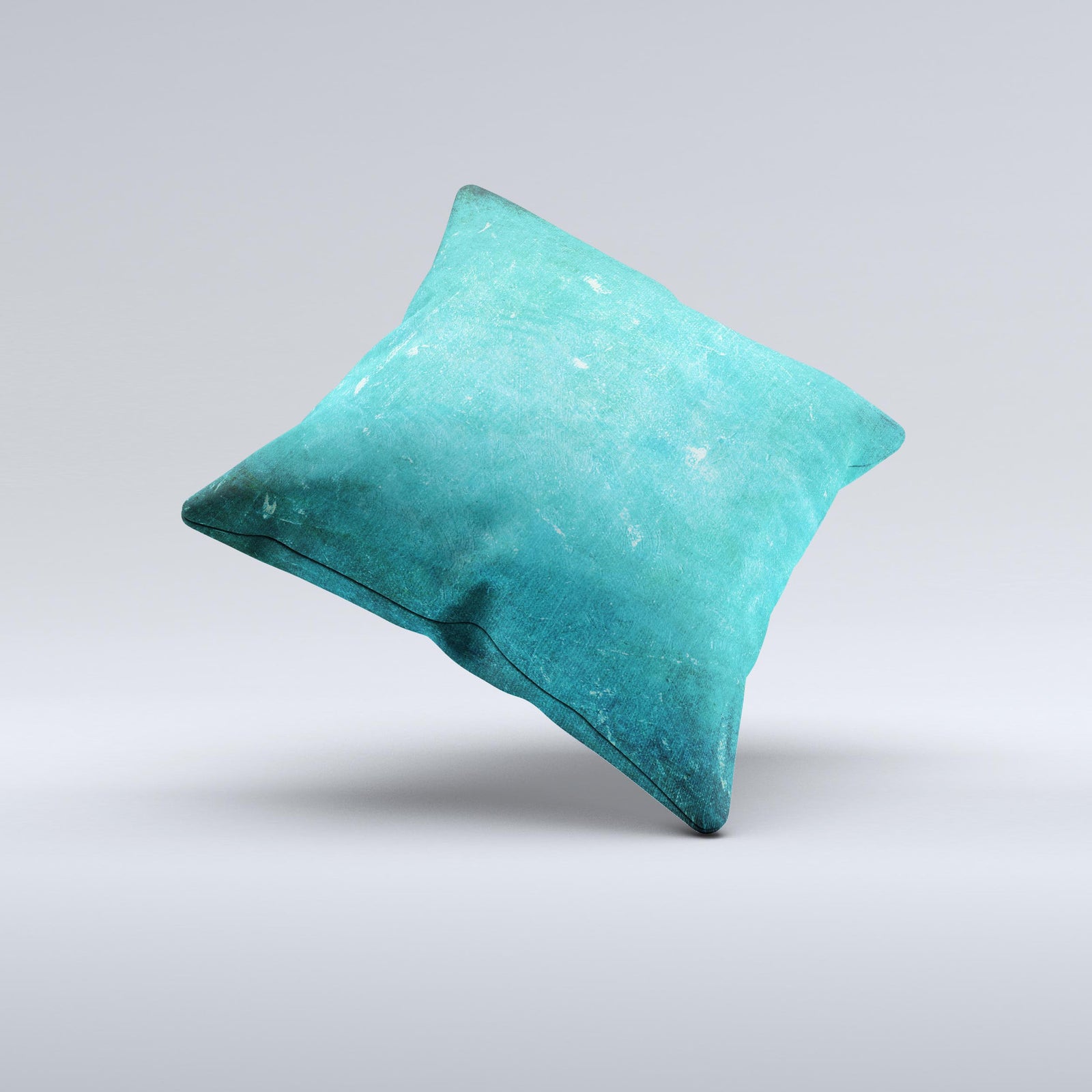 Grunge Green Textured Surface Ink-Fuzed Decorative Throw Pillow ...