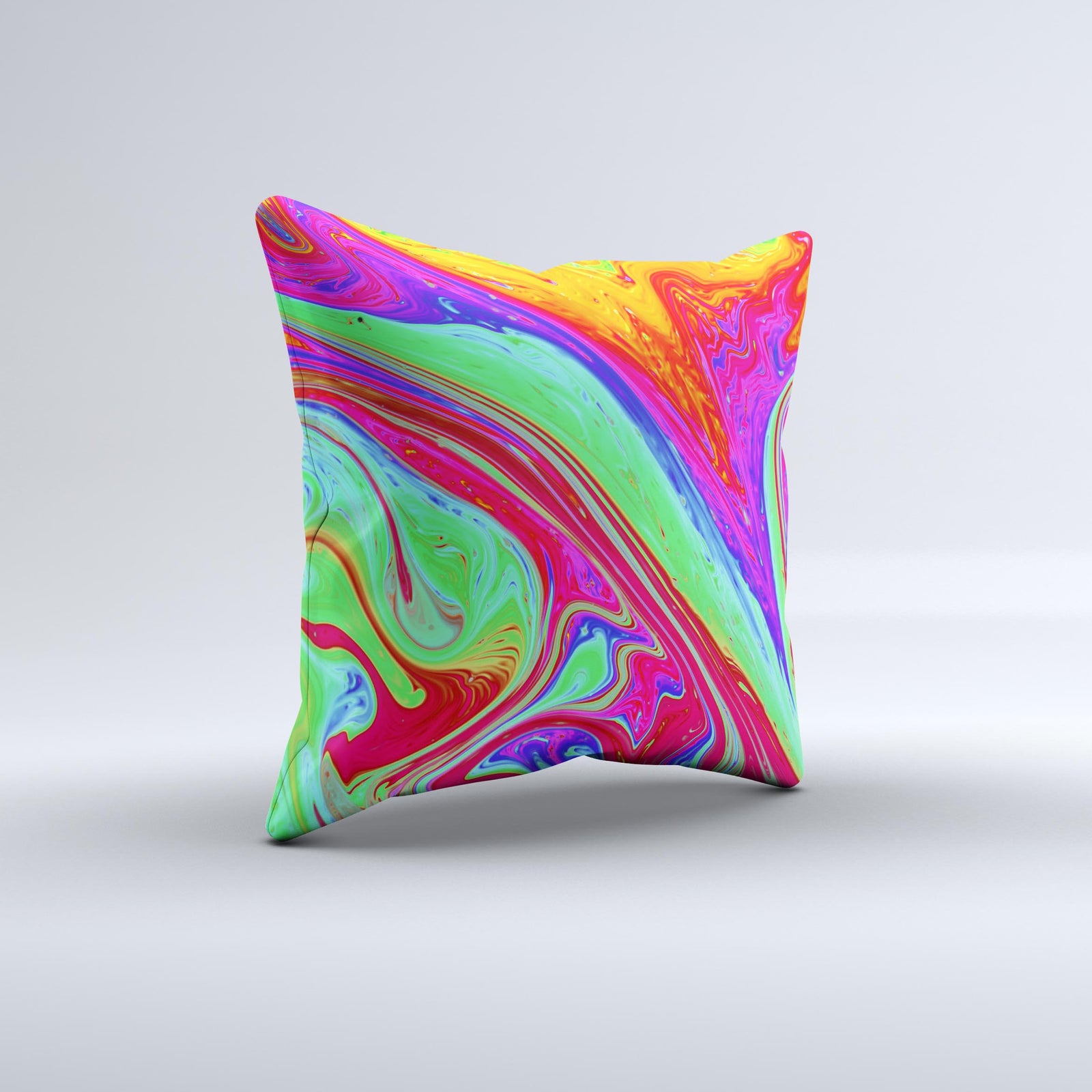 Neon Color Fusion V8 Ink-Fuzed Decorative Throw Pillow – DesignSkinz