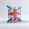 Scratched Surface London England Flag Ink-Fuzed Decorative Throw Pillo ...