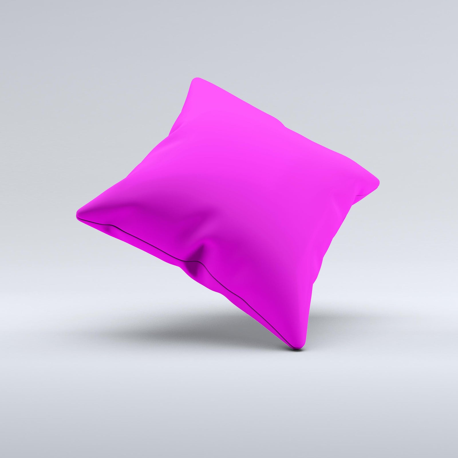 Solid Hot Pink V2 Ink-Fuzed Decorative Throw Pillow – DesignSkinz