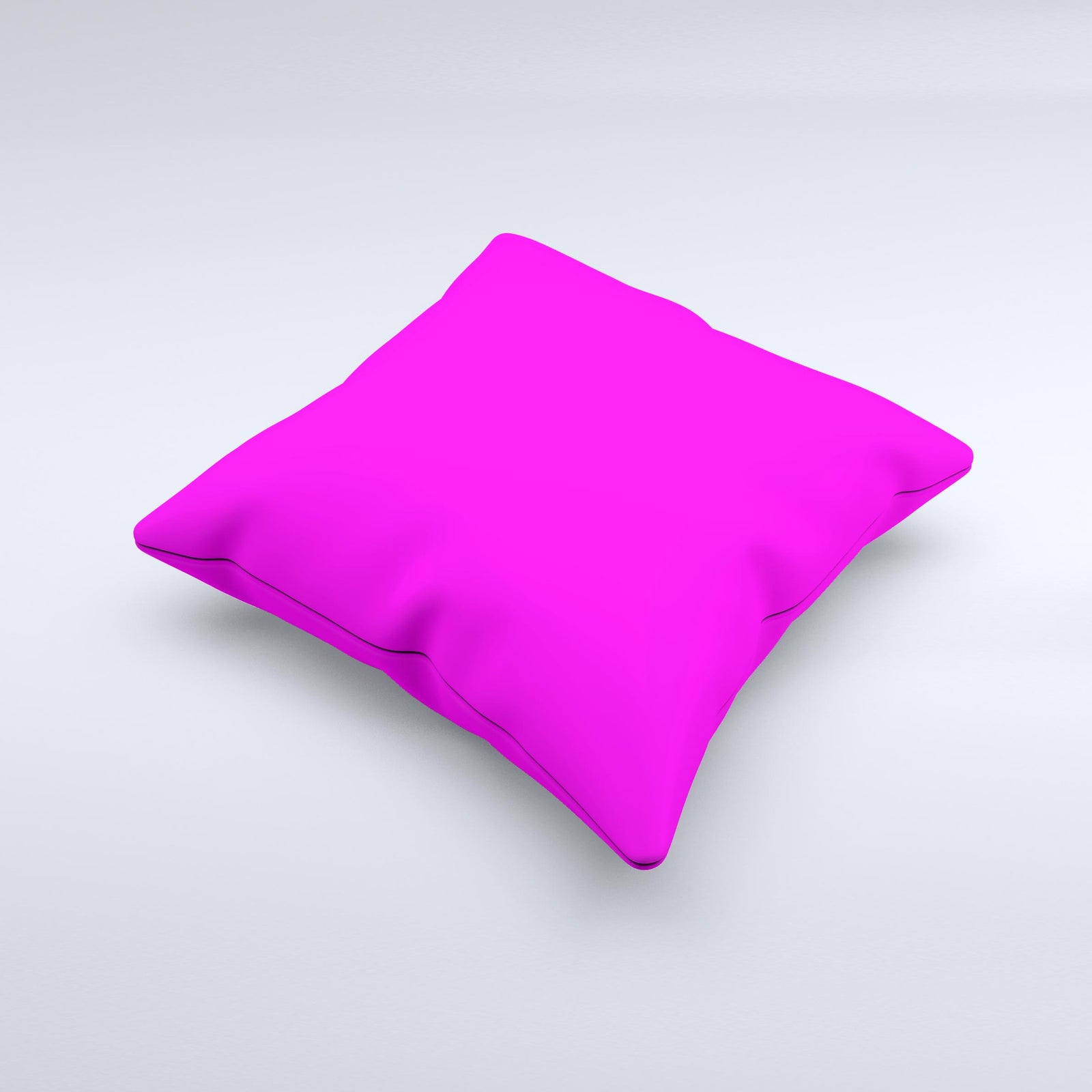 Solid Hot Pink V2 Ink-Fuzed Decorative Throw Pillow – DesignSkinz