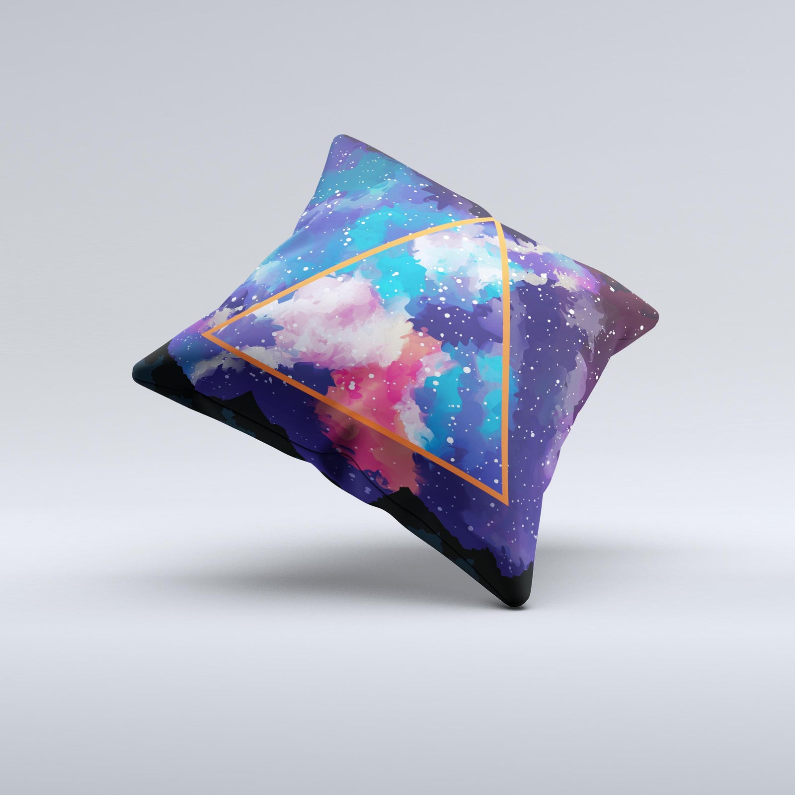 The Trilateral Eternal Space ink-Fuzed Decorative Throw Pillow ...