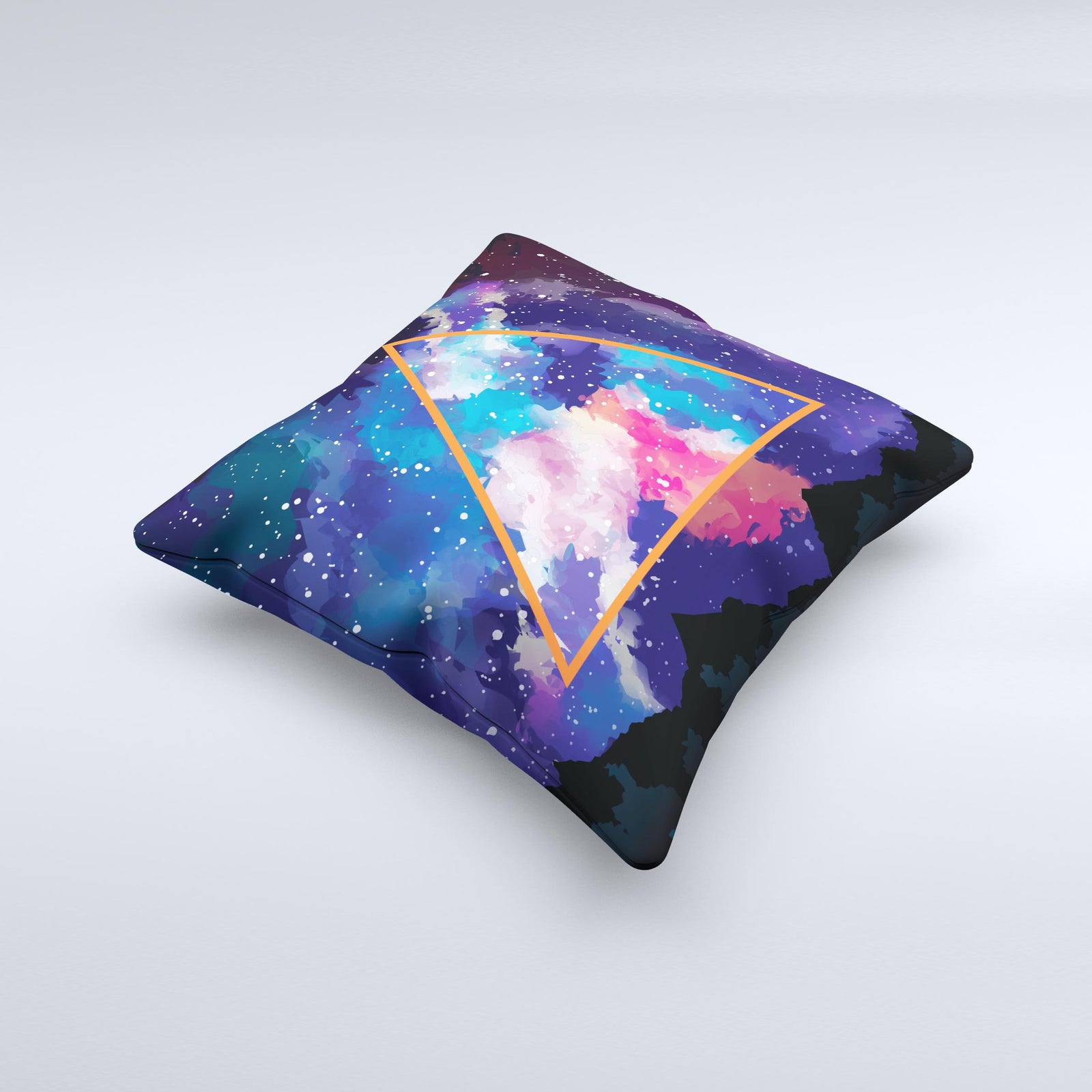 The Trilateral Eternal Space ink-Fuzed Decorative Throw Pillow ...