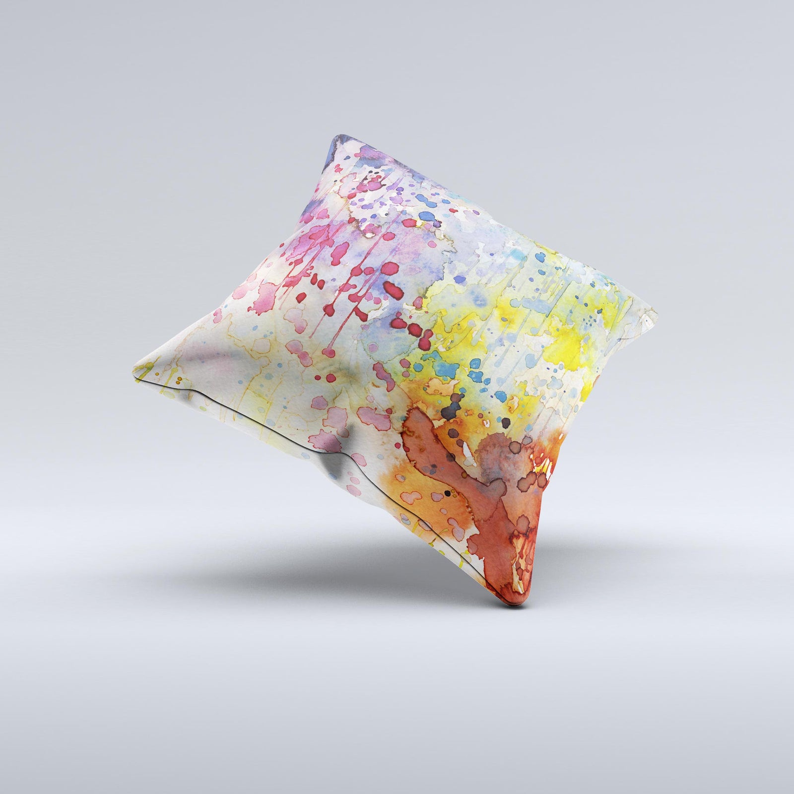 WaterColor Grunge Setting Ink-Fuzed Decorative Throw Pillow – DesignSkinz