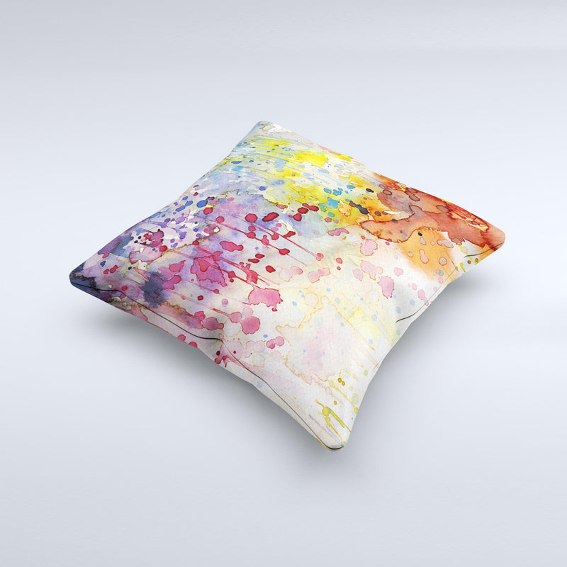 WaterColor Grunge Setting Ink-Fuzed Decorative Throw Pillow – DesignSkinz