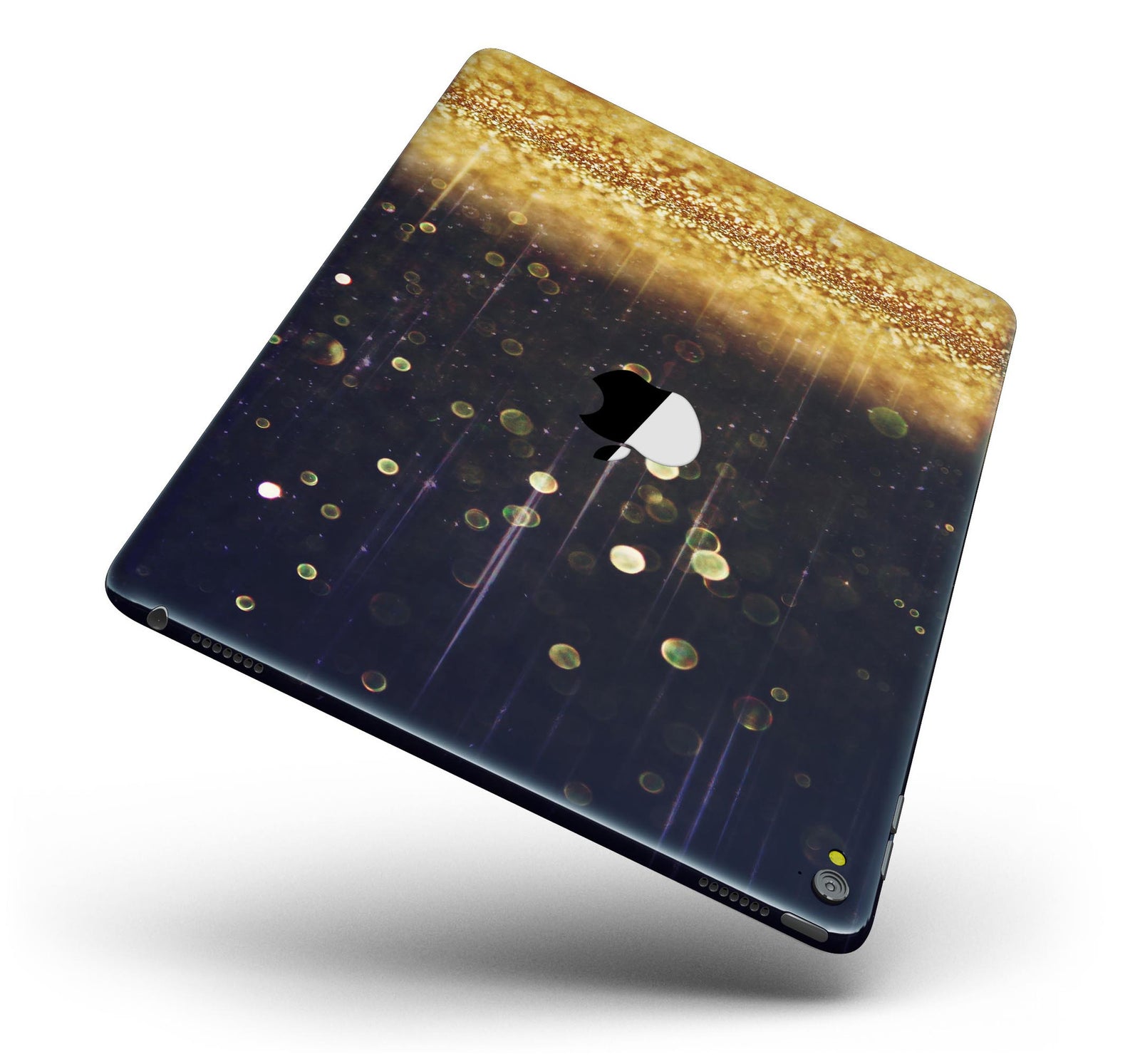 Raining Gold and Purple Sparkle Full Body Skin for the iPad Pro (12.9 ...