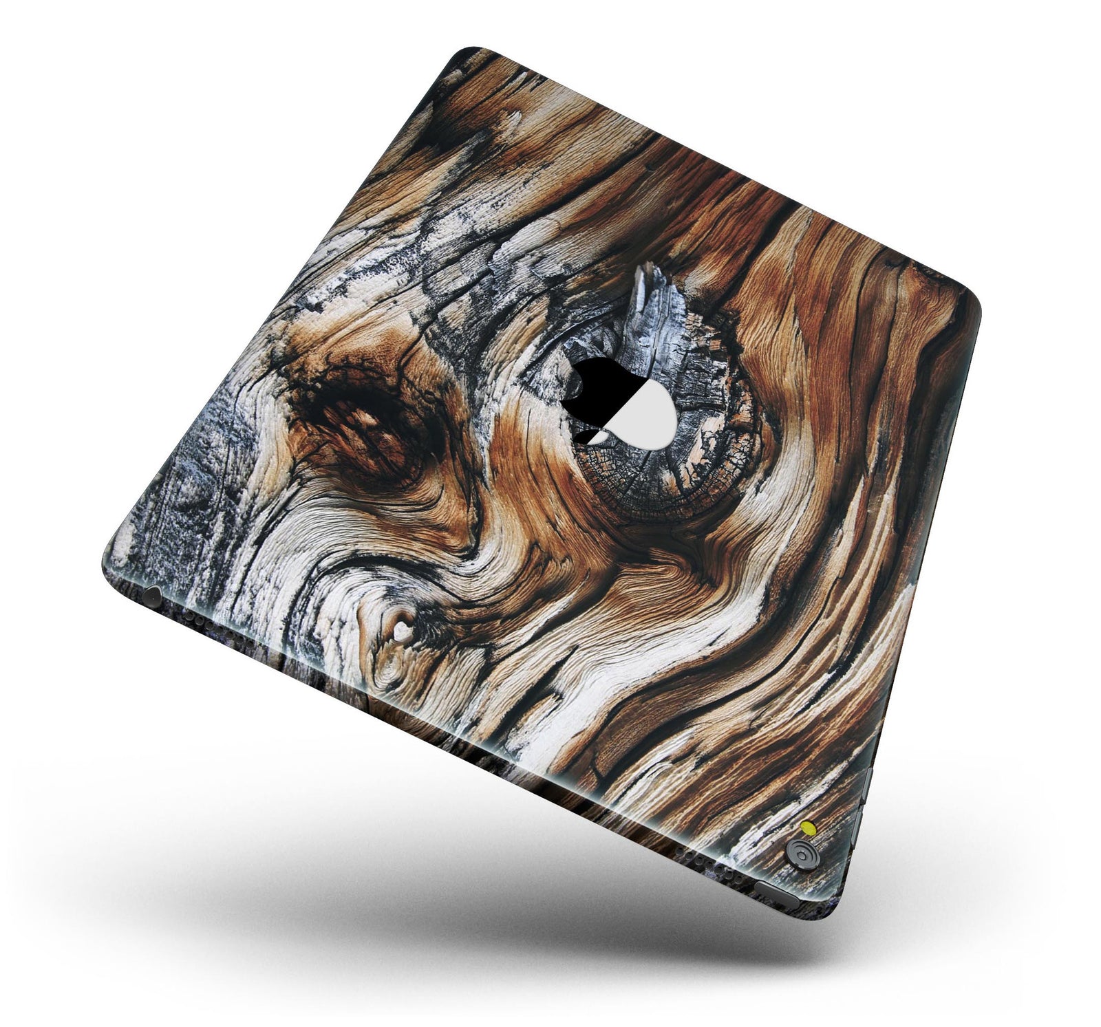 Raw Aged Knobby Wood Full Body Skin for the iPad Pro (12.9" or 9.7" av ...