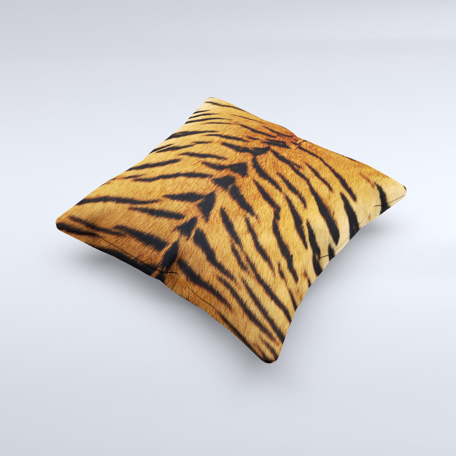 Real Tiger Print Texture Ink-Fuzed Decorative Throw Pillow – DesignSkinz