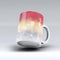 The Red and Gold Unfocused Glowing Orbs ink-Fuzed Ceramic Coffee Mug ...